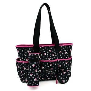 Bags | Nwt Minnie Mouse Diaper Bag Gift Set | Poshmark